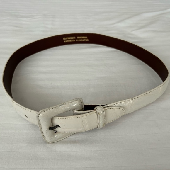kleinberg sherri | Accessories | Kleinberg Sherrill White Alligator ...